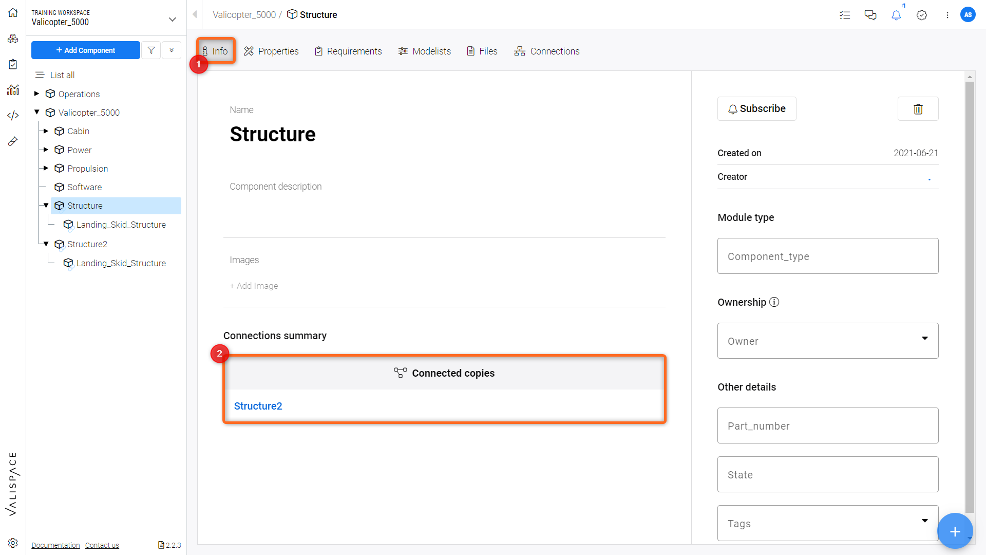 Copies of Components